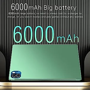 Kids Tablet, for Android11 10.1in Tablet 100‑240V Green 2.4 5GWiFi Dual Band for Chatting (US Plug)