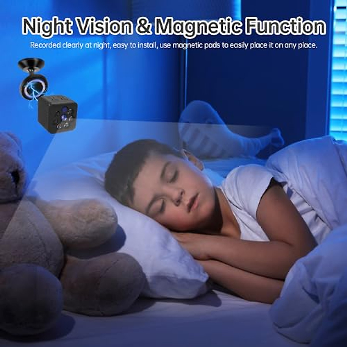 lopofly Wireless WiFi Home Security Camera, 120° Wide Angle Indoor Outdoor Surveillance