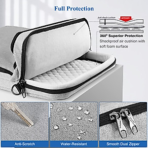 SITHON Laptop Shoulder Bag for 13.6-inch MacBook Air M3/A3113 M2/A2681 2024-2022, MacBook Pro 14 A2992 A2918 A2779 A2442, MacBook Pro/Air 13, Water-Resistant Cross-Body Commuter Carrying Bag