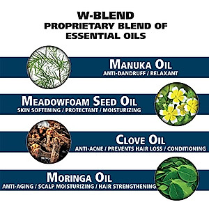 Wahl After Shave with Essential Oils for Soothing, Calming, & Balancing Sensitive Skin - Manuka Oil, Meadowfoam Seed Oil, Clove Oil, & Moringa Oil (6 Oz) - Model 805610A