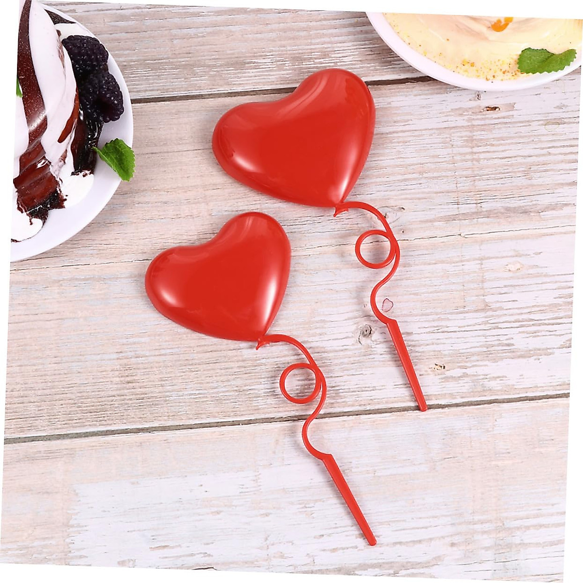 24pcs Valentines Day Cupcake Toppers Valentines Day Cake Picks Happy Valentines Day Cake Decor Valentines Day Party Favors Bridal Shower Cake Decors Heart-shaped Insert Card Bride