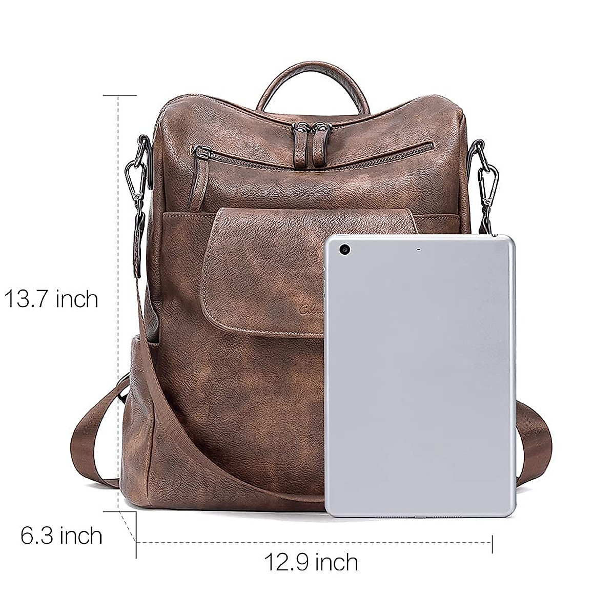 CLUCI Backpack Bundles with Wallet for Women