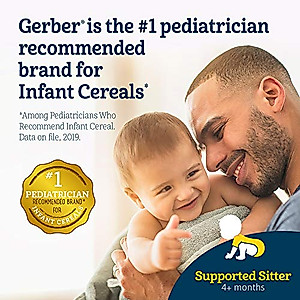 Gerber Baby Cereal 1st Foods DHA & Probiotic, 8 Ounce (Pack of 6)