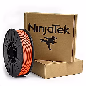 NinjaTek - 3DNF0529010 3DNF05129010 NinjaFlex TPU Filament, 3.00mm, TPE, 1kg Lava (Orange) (Pack of 1)