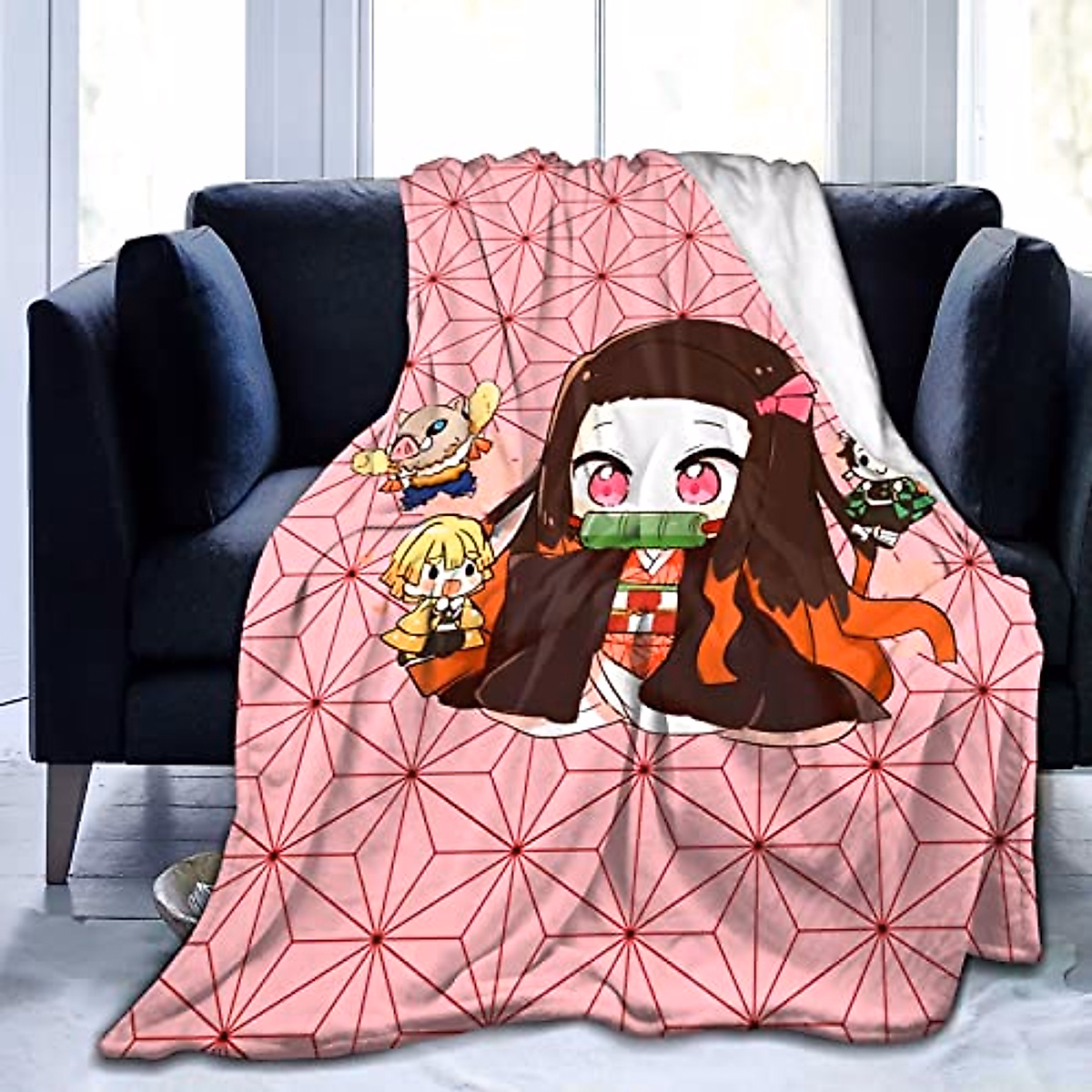 OYYFECC Anime Blanket Throw Flannel Fleece Warm Blankets Comfortable Bedding for Kids Adults Gifts Bed Sofa Living Room 50"X40"