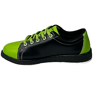 Pyramid Youth Skull Black/Green Bowling Shoes (Size 5)