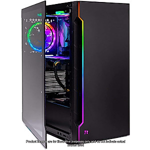 Skytech Gaming Shadow 3.0 Gaming PC Desktop - Intel Core-i5 10400F 2.9GHz, RTX 3060 12GB GDDR6, 16GB DDR4 3000, 1TB SSD, Z490 Motherboard, 600W Gold PSU, AC WiFi, Windows 11 Home 64-bit