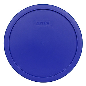 Pyrex (1) 7401-PC 3-cup Lake Blue Lid & (1) 7402-PC 7-cup Cadet Blue Lid & (1) 7403-PC 10-cup Cadet Blue Lid