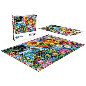 Buffalo Games - Country Life - Songbirds on The Farm - 500 Piece Jigsaw Puzzle