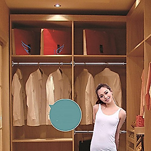 2pcs Stainless Steel Extensible Closet Rod Extender Hanging Shower Curtain Pole Retractable Clothes Hanger