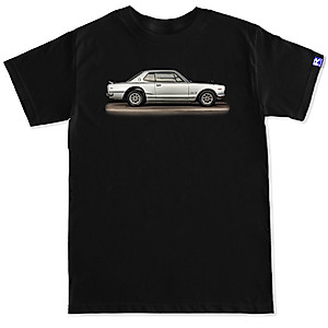 FTD Apparel Men's Skyline C10 GTR T Shirt - XL Black