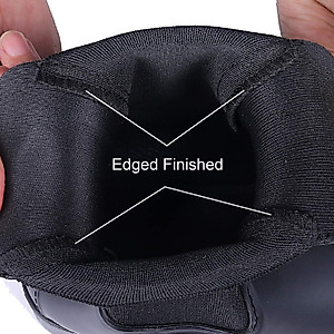 Asgard Women's Ankle Rain Boots Waterproof Chelsea Boots, Black 38 (Size 7.5)