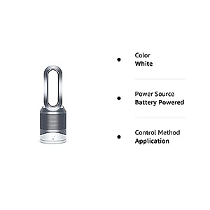 Dyson Pure Hot Cool Link HP02 Air Purifier - WiFi Enabled, White (Renewed)