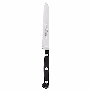 HENCKELS Classic Razor-Sharp 5-inch Tomato Knife, German Engineered Informed by 100+ Years of Mastery, Vegetable Knife