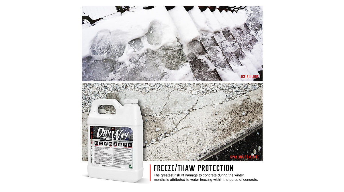 DryWay Water-Repellent Concrete Sealer - Long-lasting Protection