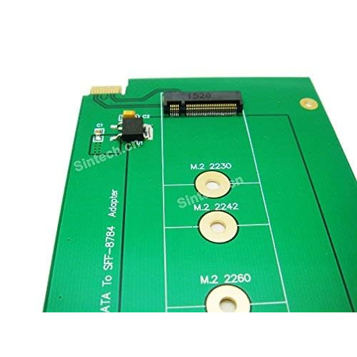 Sintech M.2(NGFF) SATA SSD Card,for Upgrade WD Blue UltraSlim SATA 3 SFF-8784 HDD WD5000MPCK