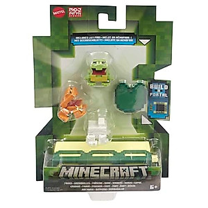 MINECRAFT Build-a-Portal Frogs Action Figure 3-Pack