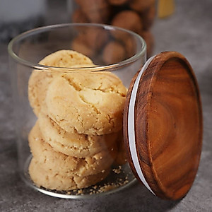 Mason Jars Mason Jars Glass Canister Jars Glass Kitchen Canisters with Airtight Bamboo Lid Cylinder Storage Containers for Flour Sugar Coffee Cookie Candy Snack and More 9. 5x13. 2 Terrarium/183 ( Col