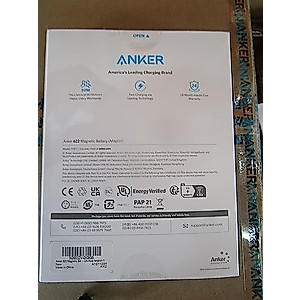 Anker Magnetic Battery (MagGo), 5,000 mAh Foldable Magnetic Wireless Portable Charger and USB-C for iPhone 15/15 Plus/15 Pro/15 Pro Max, iPhone 14/13 Series（Misty Blue）