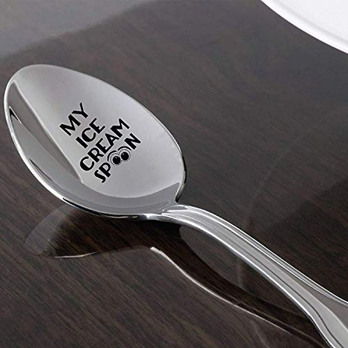 My Ice Cream Spoon Gift for Ice Cream Lovers, Funny Spoon Gift for Birthday Christmas