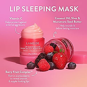 LANEIGE Lip Sleeping Mask - Sweet Candy, 0.70 Ounce (Packaging may vary)