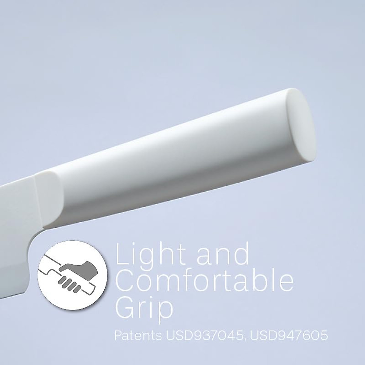 KYOCERA INNOVATIONwhite 3" Ceramic Paring Knife - White Z212 Blade with Non-Slip Black Handle