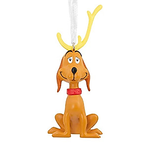 Hallmark Dr. Seuss How The Grinch Stole Christmas! Max Christmas Ornament, Resin