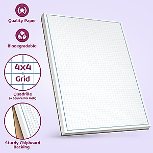 Next Day Labels 11x17 / Blueprint and Graph Paper (1 Pad, 50 Sheets Per Pad)
