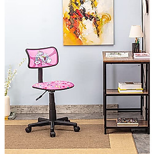Idea Nuova JoJo Siwa Swivel Mesh Rolling Desk Chair