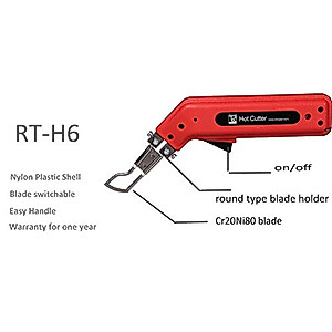 Handheld Electric Hot Knife Cutter and Heat Sealer Rope Healing Professional Hot Cutting Knife Fabric Cloth Cutter