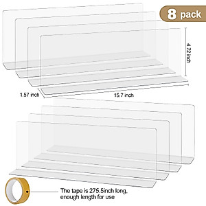 ZVEARHNT Clear Toy Blockers for Furniture, Toy Blockers for Furniture, Easy Installation of Toy Blocker, Suitable for People with Pets and Children at Home (15.7 * 1.57 * 1.57inch)