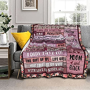 S SETEOSIR Niece Gifts from Auntie Throw Blanket to My Niece from Aunt Birthday Gifts Ultra-Soft Micro 50"x60"