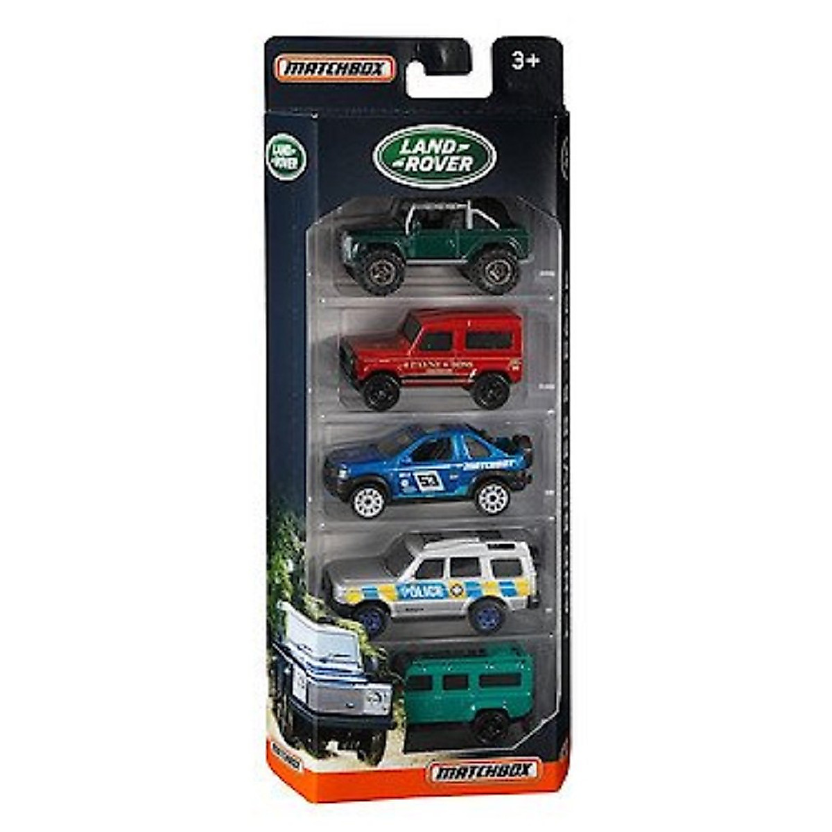 Matchbox 2017 Land Rover 1:64 Scaled 5-Pack