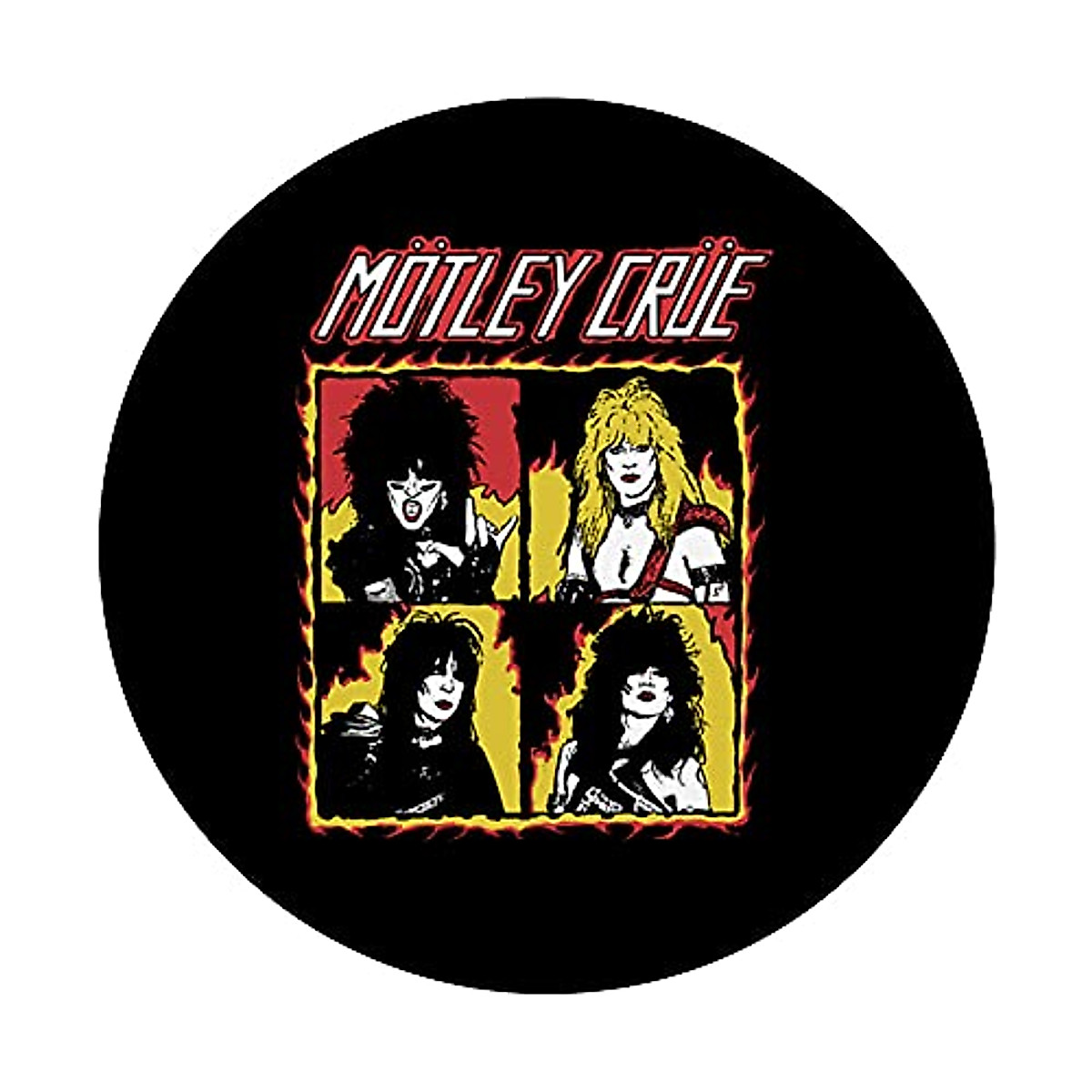 Mötley Crüe - Shout At The Devil (Flames) PopSockets Swappable PopGrip