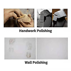 65 Pcs Sandpaper, 120 to 10000 Grit Assorted Waterproof Sanding Sheets, Wet and Dry Both, Wood Furniture, Window, Sanding Metal, Automotive paint, Polishing Handwork and Toys, 4.5X5.5 Inch