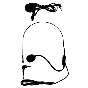 Hisonic HS122B-LL Portable Lithium Battery Rechargeable PA (Public Address) System with Dual Wireless Microphone System and Car Charger Cable, Black (2 Belt-Packs, Black)