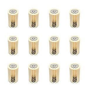 DSLRKIT 3AA(LR6) to D Size Parallel Battery Convertor Adapter Holder (Pack of 12)