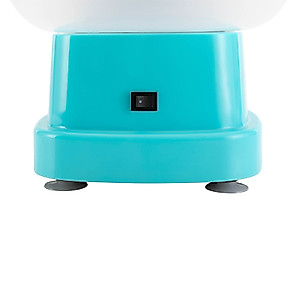 Cotton Candy Machine 400W Portable Cotton Candy Maker With Large Splash Proof Cricle, Homemade Countertop Candy Floss Maker for Kids Birthday Party Gift Christmas (Blue)
