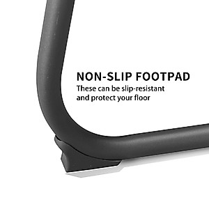 PURPLE LEAF Outdoor Metal Patio Chairs Bistro Set of 2 Spring Chairs with Dining Table Set Weather Resistant Retro Patio Furniture, Grey