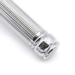 Edwin Jagger Chrome Lined Double Edge Razor - Long Handle
