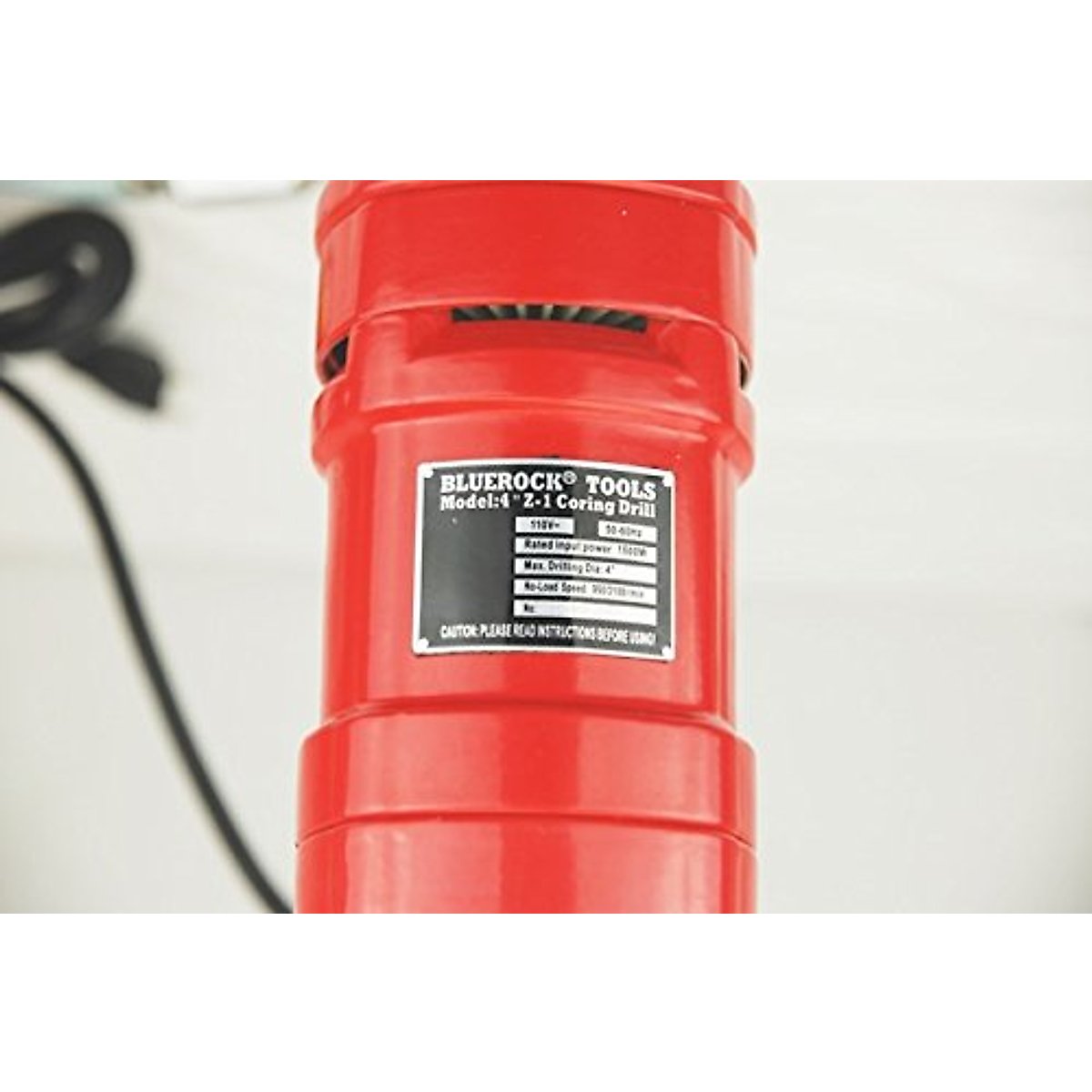 CORE DRILL PACKAGE DEAL 4Z1 2-SPEED CONCRETE CORING DRILL by BLUEROCK TOOLS COMES WITH 1", 2", 3", & 4" BITS