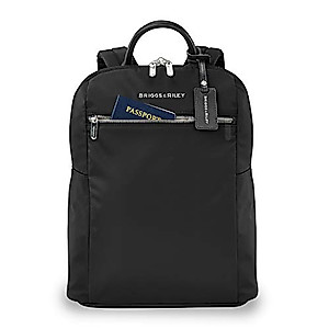 Briggs & Riley Rhapsody-Slim Backpack, Black, One Size