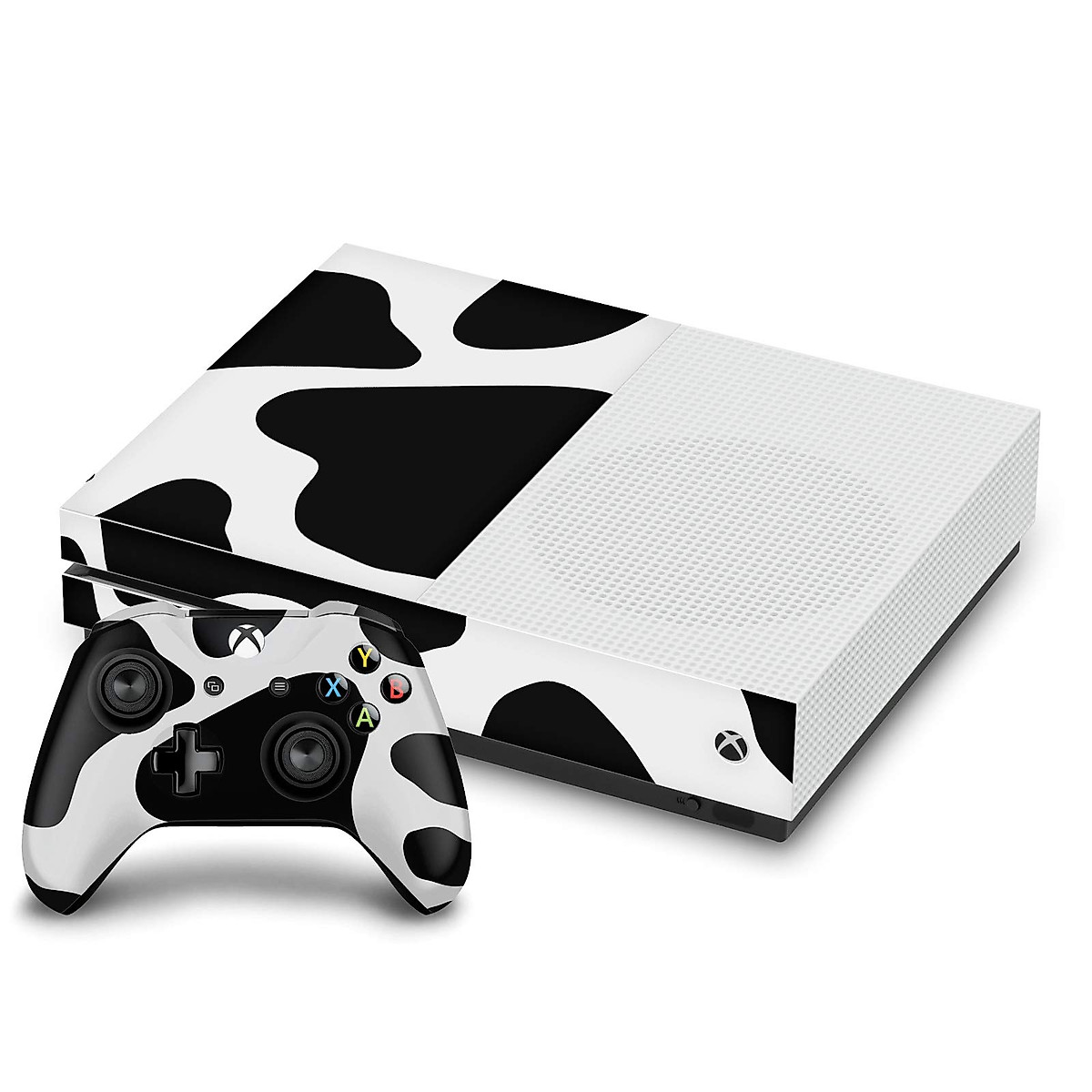 Head Case Designs Officially Licensed Grace Illustration Cow Art Mix Vinyl Sticker Gaming Skin Decal Cover Compatible With Xbox One S Console and Controller Bundle