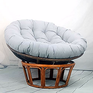 SAZDFY Round Corduroy Seat Cushion,Four Seasons Radar Chair Pad,Thicken with Ties Chair Cushion for Wicker Chair Wooden Chair Round Chair-Dark Brown e 90x90cm(35x35inch)