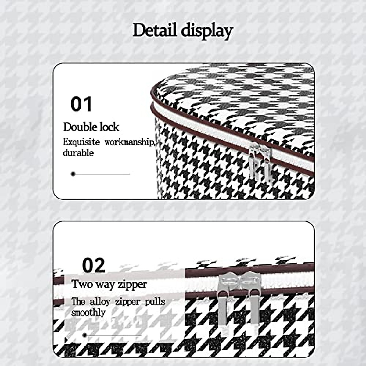 Large Storage Bags with Durable Handles, Clothes Storage Box Bins Foldable Closet Organizer Wardrobe Sorting Containers Thick Fabric for Clothing,Blanket,Comforters,Bed Sheets,Pillows,Toys (#3 S-15*19*19in)