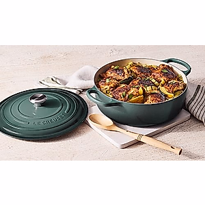 Le Creuset Enameled Cast Iron Signature Round Wide Dutch Oven, 6.75 qt., Oyster