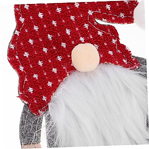 Hemoton Gnome Tableware Utensil Holders: Fabric Cutlery Pouch Cover Holiday Knives Forks Bag Decorative Dinner Table Centerpiece For Holiday Party Supplies 12pcs