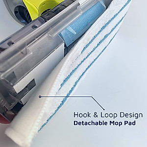 Flammi Reusable Mop Pad Refills Compatible with Shark VACMOP VM252 VM250 VM200, Vacuum Mop Pad Refills (3 Sets)