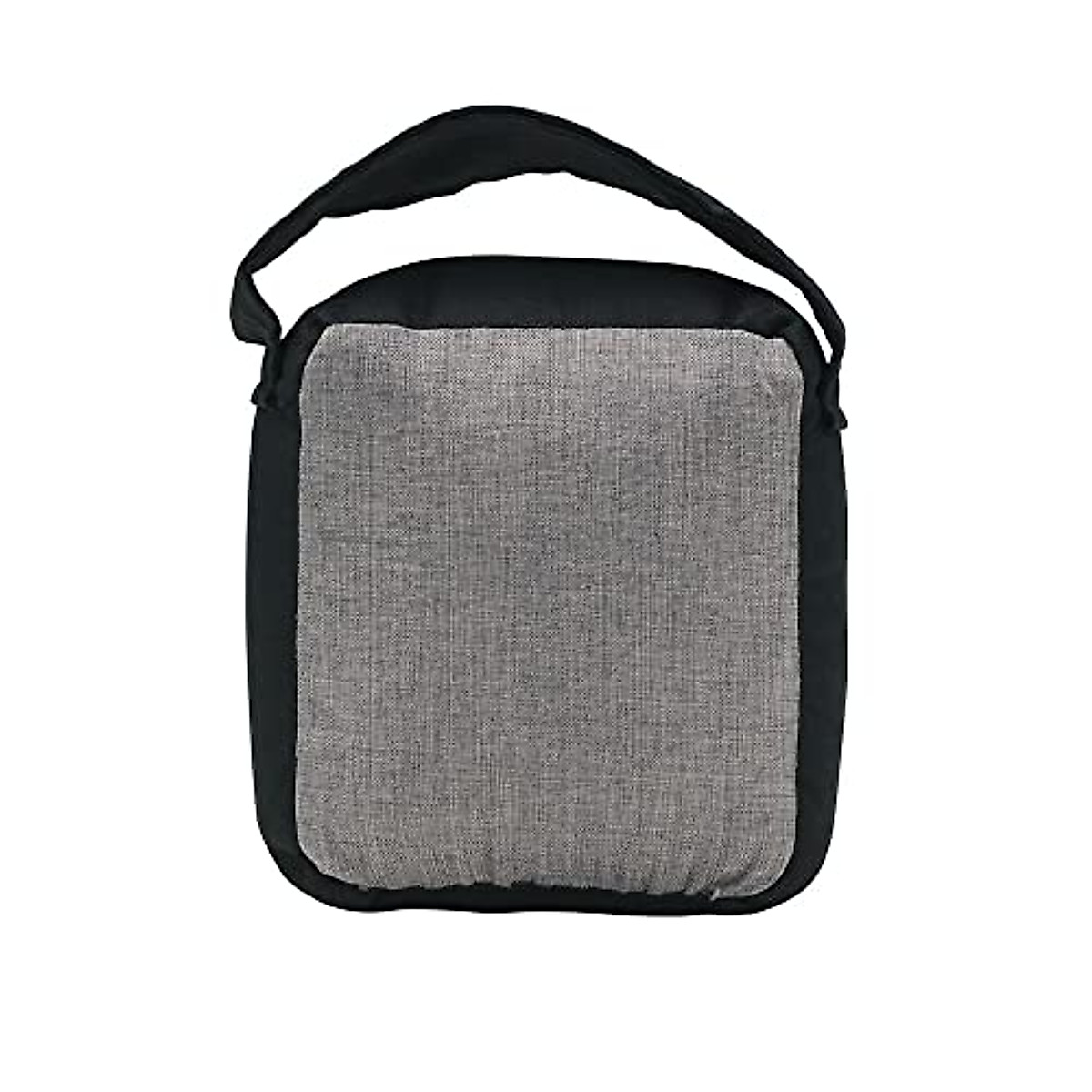 Elements Florida Home Sentiment Fabric Door Stopper, Gray and Black