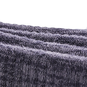 YUEDGE Men's Socks Cushioned Outdoor Hiking Socks Moisture Wicking Athletic Socks Comfort Work Socks For Men Size 10-13, 5 Pairs